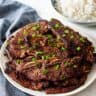 Grilled Korean Short Ribs (Galbi) - Dishes With Dad