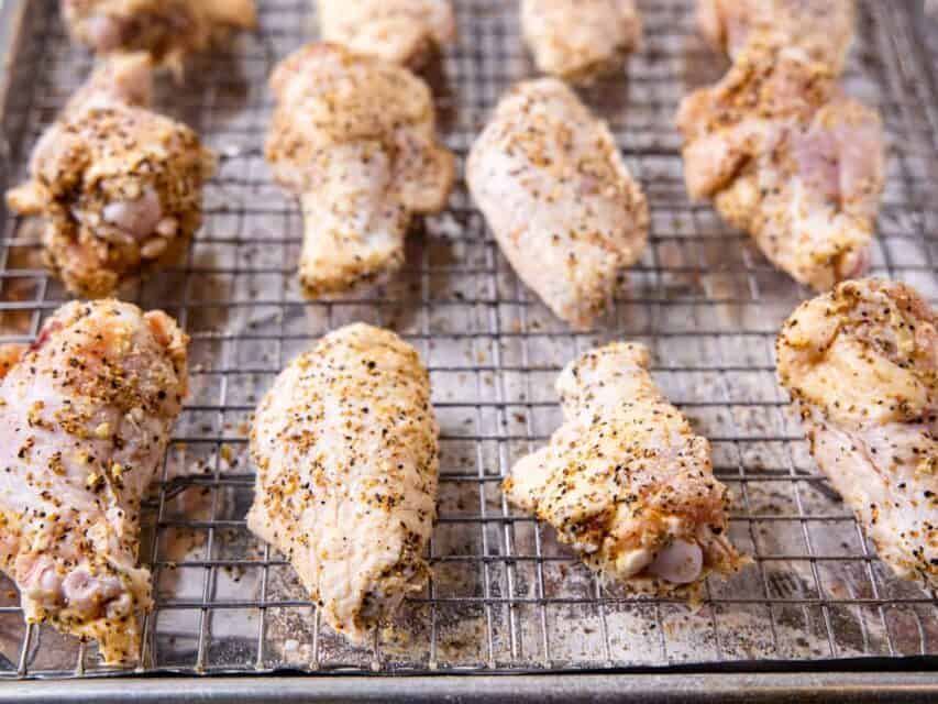 Crispy Baked Lemon Pepper Wings - Dishes With Dad