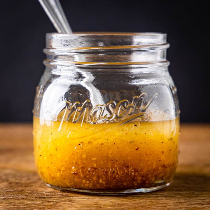 Maple Vinaigrette Dressing - Dishes With Dad