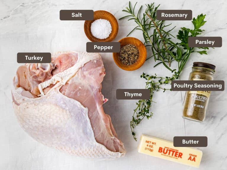 Herb Roasted Split Turkey Breast - Dishes With Dad