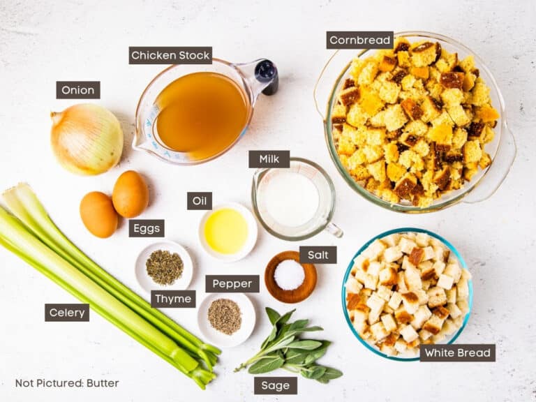 Cornbread Dressing - Dishes With Dad