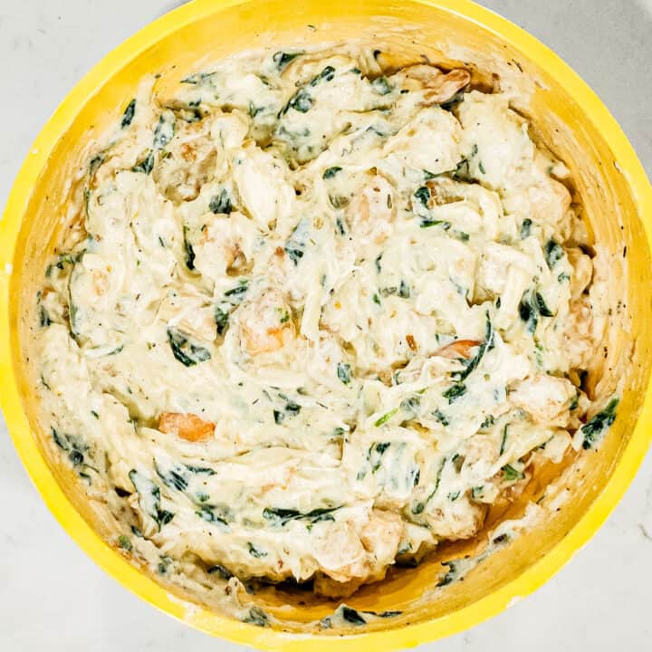 Seafood Stuffed Shells - Dishes With Dad