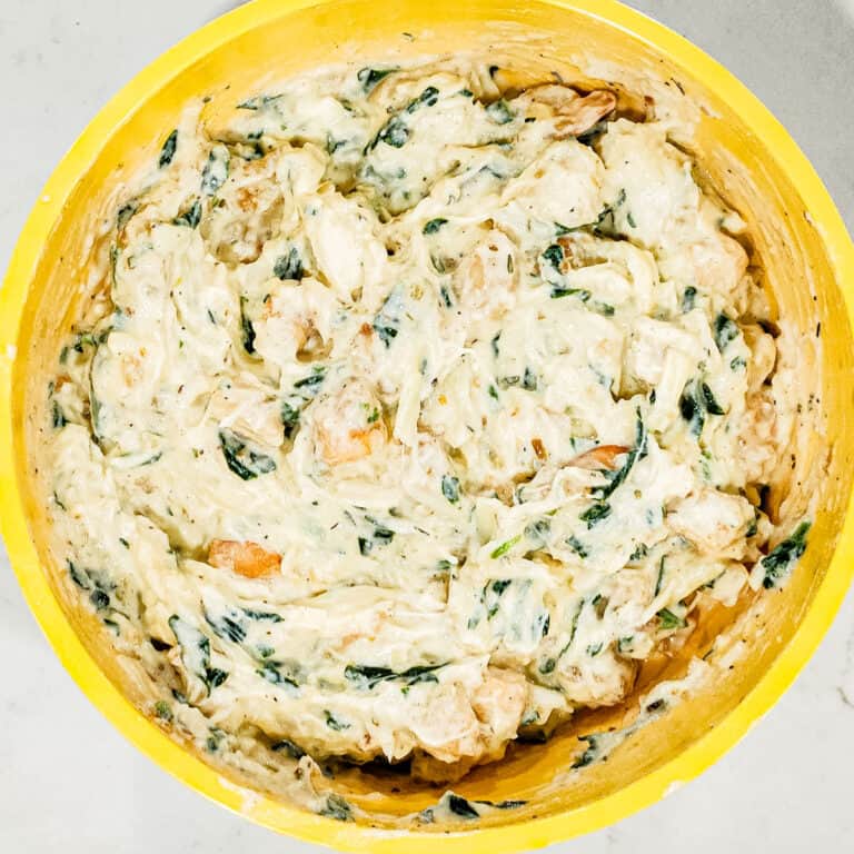 Seafood Stuffed Shells - Dishes With Dad