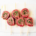 Grilled Flank Steak Pinwheels - Dishes With Dad