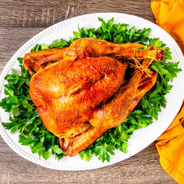 Simple Roasted Turkey - Dishes With Dad
