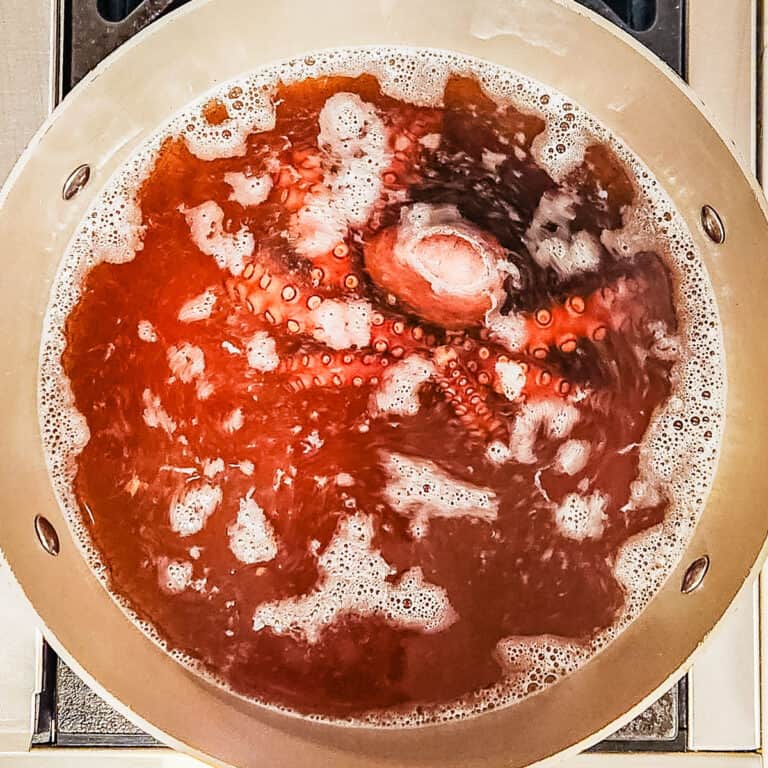 Grilled Octopus - Dishes With Dad