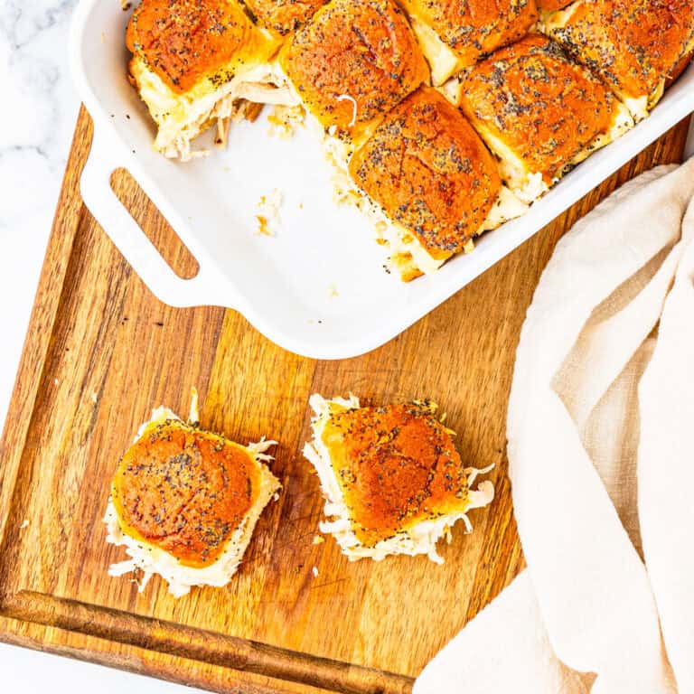 Easy Chicken Sliders - Dishes With Dad