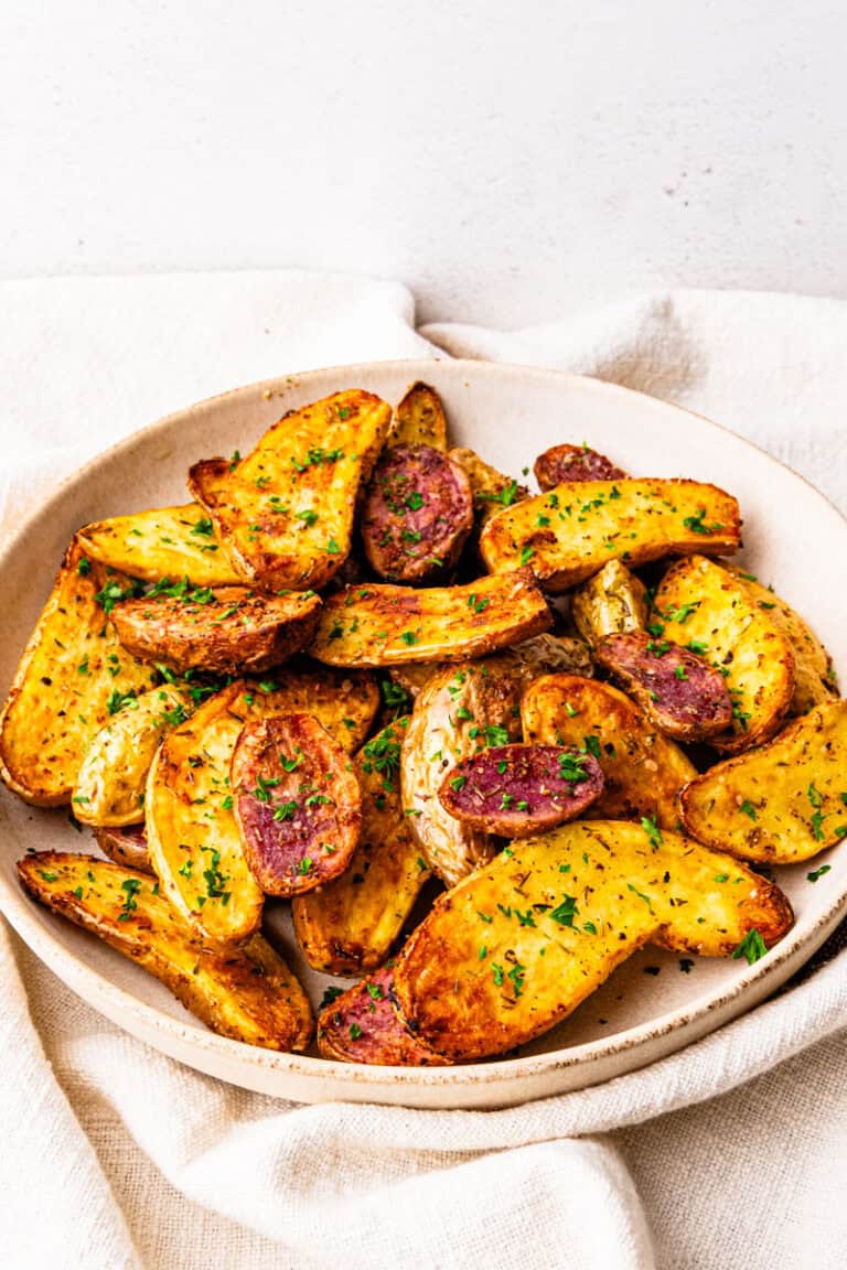 Air Fryer Fingerling Potatoes - Dishes With Dad