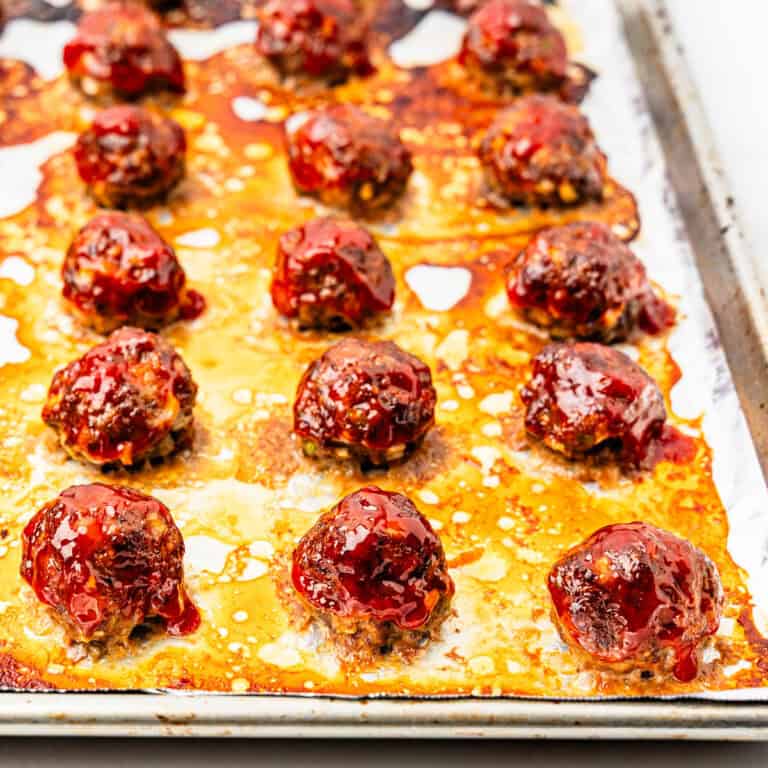 Meatloaf Meatballs - Dishes With Dad